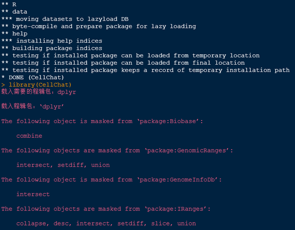 憨肥肥吖 的想法: #R Packages #CellChat包的安装 安装这个包花了我整整一下午时间😱官网上很简单(一句代码搞定)devtools::install_github ...