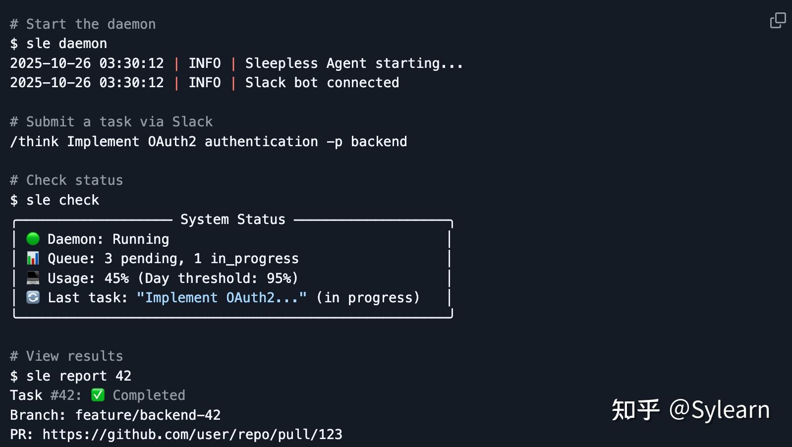 Sylearn 的想法: Github项目推荐：sleepless-agent｜让Claude睡不着觉 | sleepless-agent 是一个 24 小时常驻的 AI “守… - 知乎