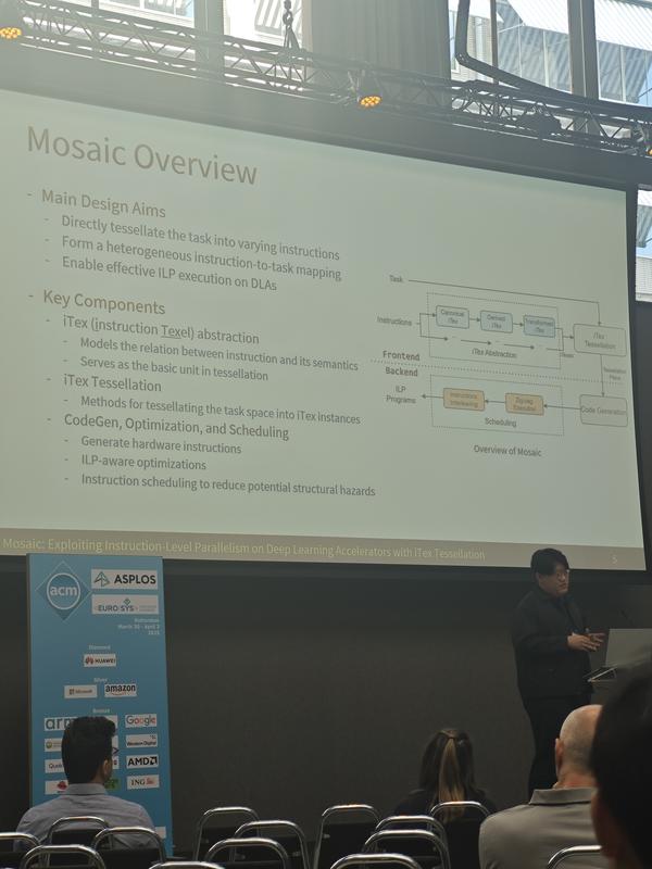 尘伊光 的想法: ASPLOS 2025 游记 day3 | 今天是 main conference 的第一天1. 上午两个 keynote，中间穿插着 asplos &… - 知乎