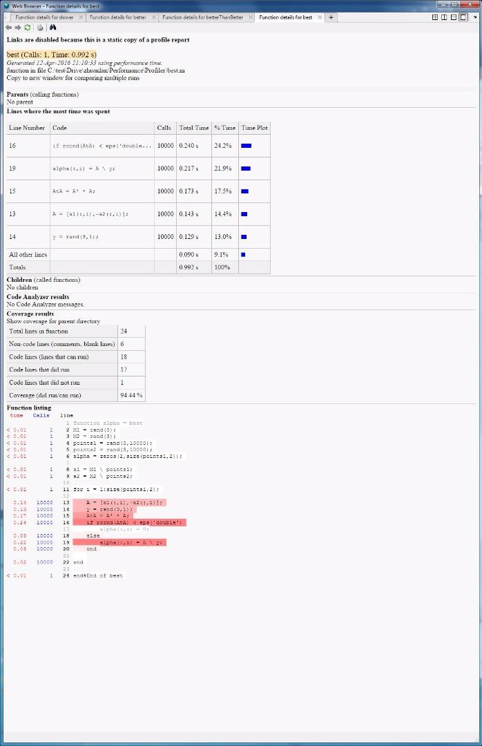 加速你的MATLAB开发(3): 使用Profiler找出性能瓶颈 - 知乎