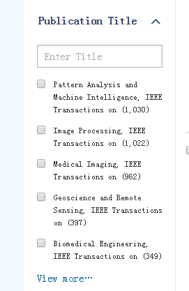 怎么使用ieee explore搜索指定会议或者期刊的论文？ - 知乎