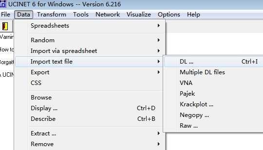 UCINET可以从哪些源导入数据？ - 知乎