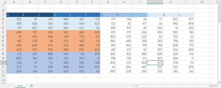 Excel 中的颜色要怎么搭配，视觉上更能接受且区分度高？ - 知乎