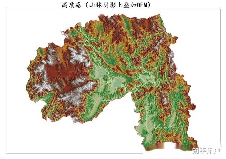 arcgis中dem这个配色展示怎么做？ - 知乎