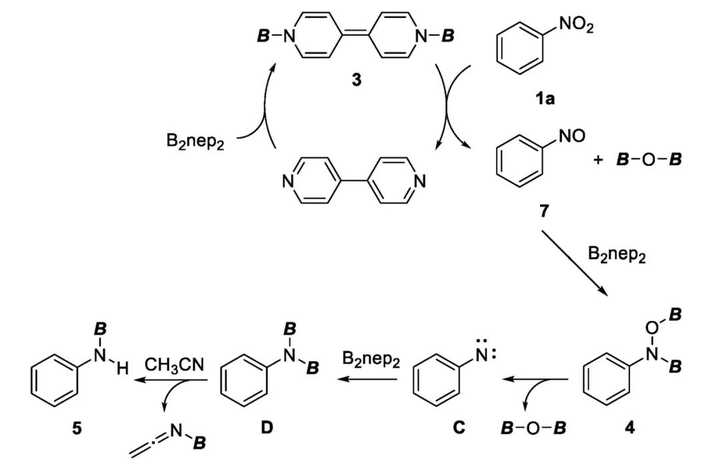 硝基还原氨基机理？ - 知乎