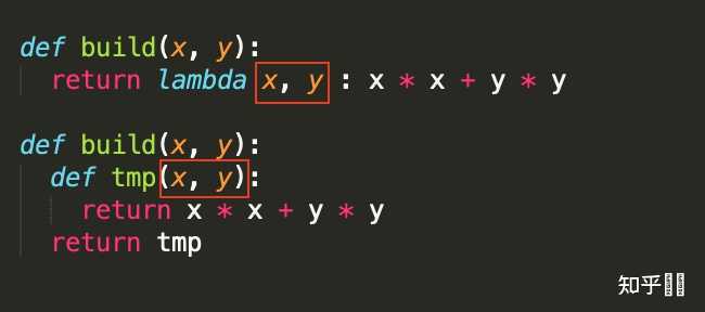 python 中 return lambda 怎么理解？ - 知乎