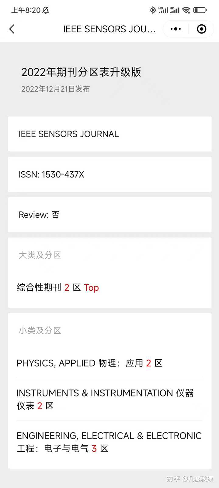IEEE Sensors Journal投稿经验请教！? - 知乎