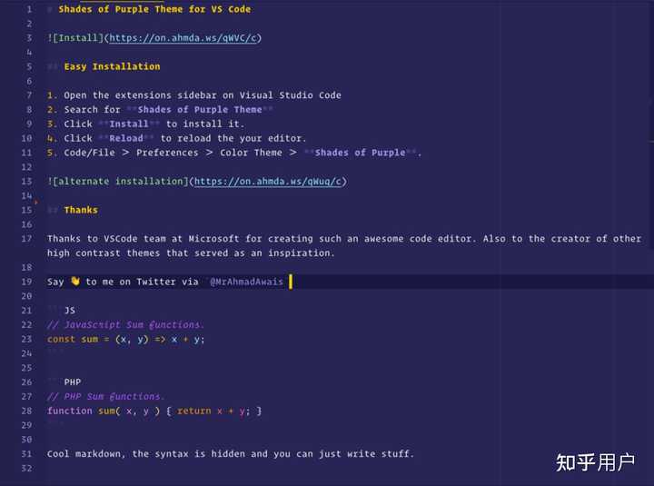 vscode有什么好的深色主题推荐，谢谢大家? - 知乎