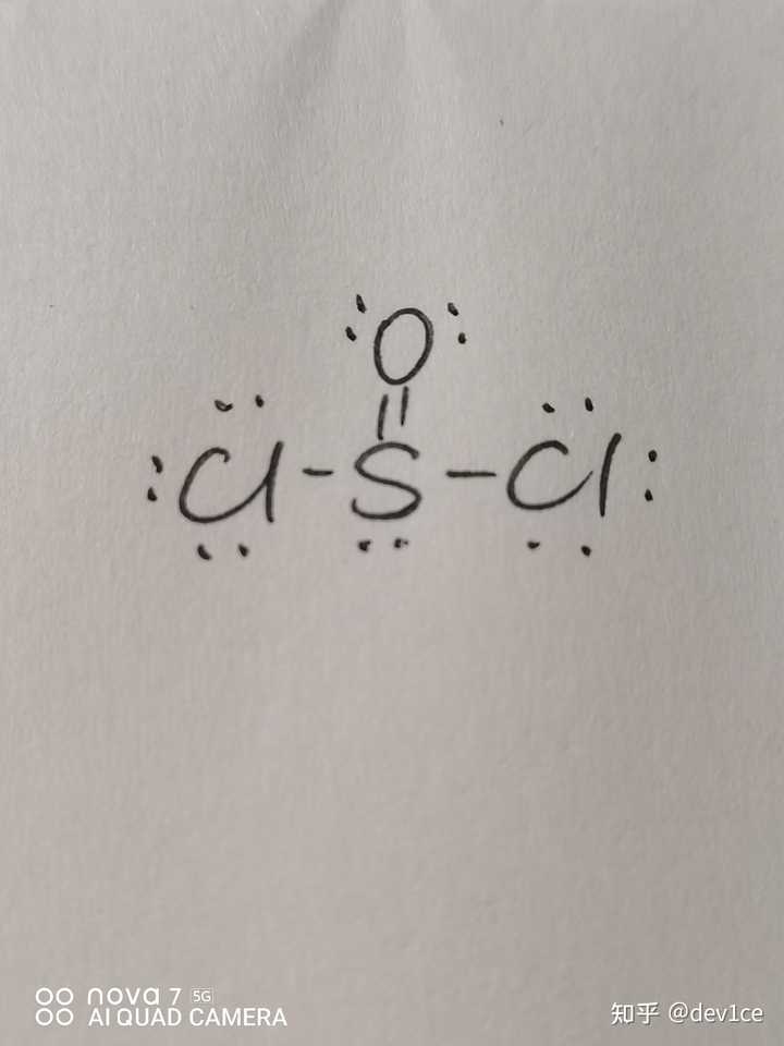 萌新求助，Cl2SO的Lewis结构为什么有四个键？ - 知乎