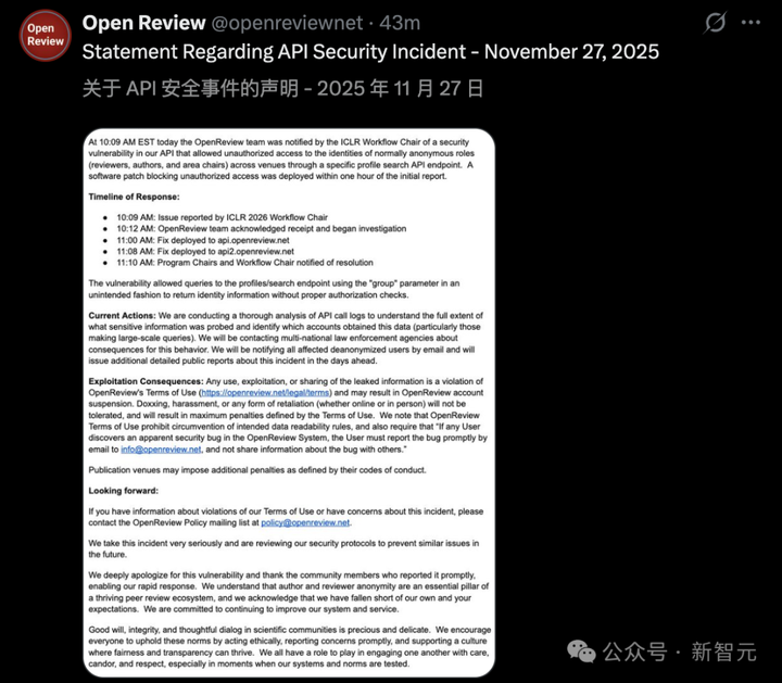 OpenReview 平台被曝审稿人数据可公开访问，可能带来哪些影响？ - 知乎