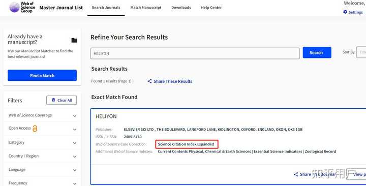 Heliyon 期刊是sci的吗？ - 知乎