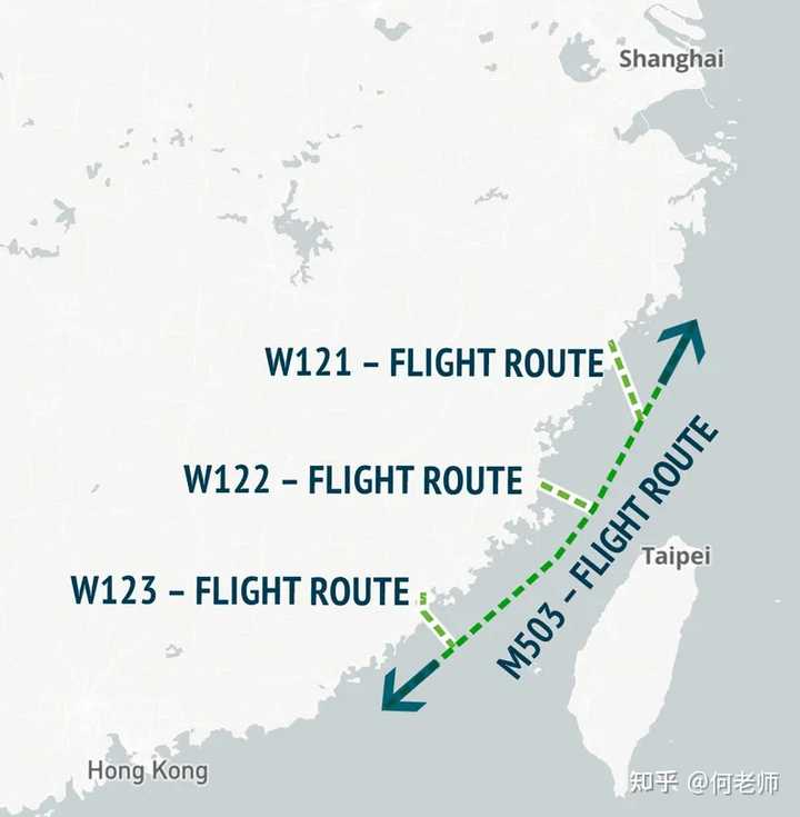 民航局优化 M503 航线由西向东运行，福厦飞台湾或不再绕行，哪些信息需要关注？对台海局势有何影响？ - 知乎
