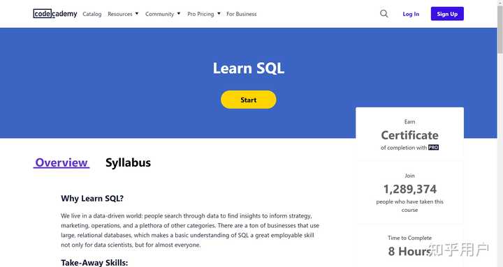 能不能推荐几个学习SQL的网站？ - 知乎