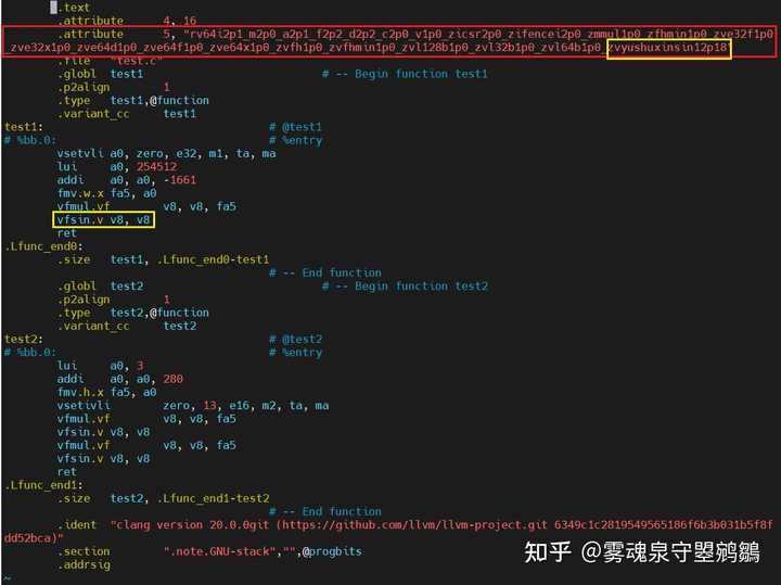 .riscv.attributes section对于llvm-objdump的作用是什么？ - 知乎