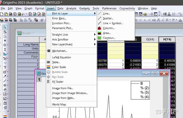 originpro2021为什么不能 Insert: Add Plot to Layer 增加绘图? - 知乎