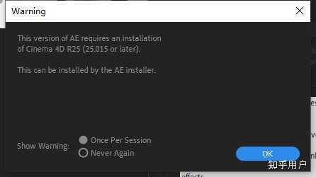 AE2022用不了C4D渲染器是怎么回事? - 知乎