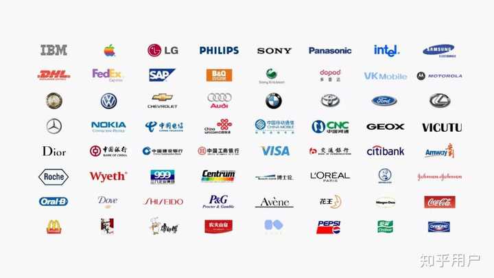 要把一堆logo放在一起，怎么排版好看？ - 知乎