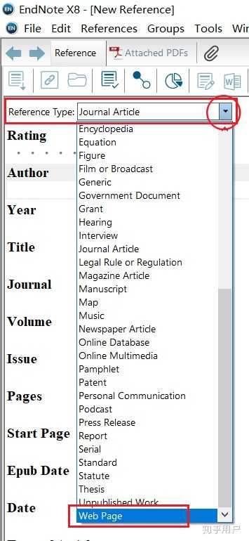 Endnote怎么插入网址类的参考文献? - 知乎