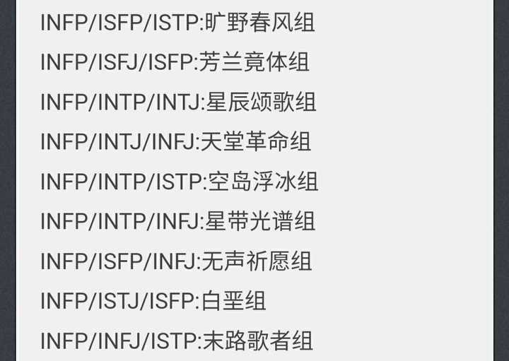 mbti16个人格的花名都是啥啊? - 知乎