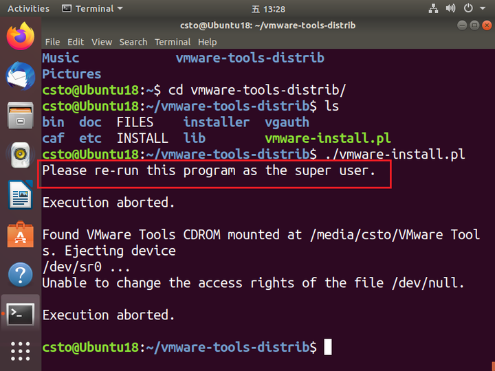 Linux安装Vmware Tools时为什么出现no such file or directory？ - 知乎