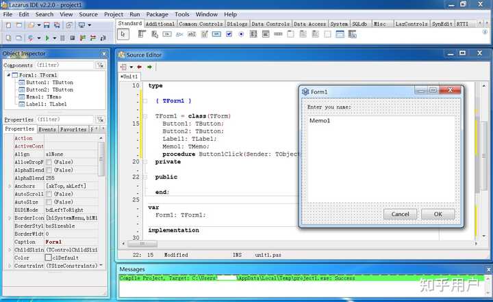 用 Lazarus 做 GUI 程序合适吗？ - 知乎