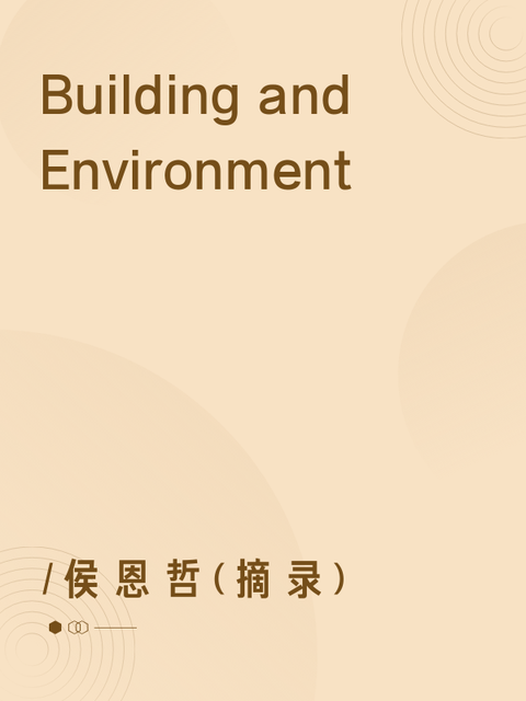 Building and Environment