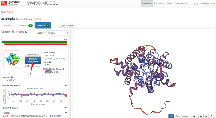 Swiss model 的预测结果GMQE和QMEAN4，是什么意思？ - 知乎