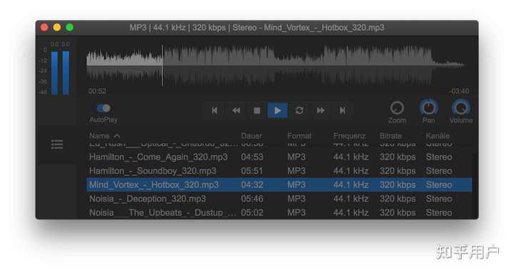 mac上有没有能显示波形音轨的音乐播放器？ - 知乎