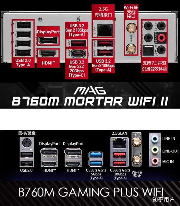 微星的b760m gaming plus和b760迫击炮有什么区别啊？ - 知乎