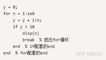 MATLAB编程，break怎么用？ - 知乎