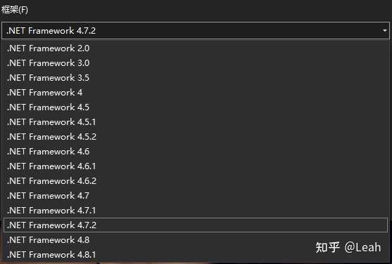 Visual Studio 2015没有(没显示)可用的.Net Framework版本? - 知乎