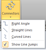 visio2013 连接线自动拐弯，如何整成直线？ - 知乎