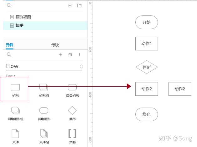 axure怎么画流程图？ - 知乎