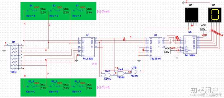 74ls83工作原理 如何进行完成两个8421BCD码相加运算电路的设计? - 知乎