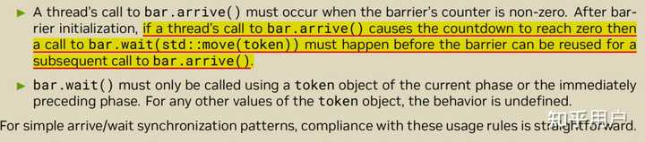 谁能为我介绍一下CUDA中Async Barrier的一些使用细节？ - 知乎