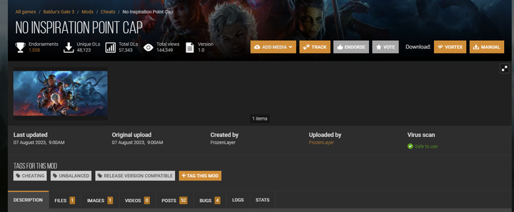 《博德之门3》有什么MOD组合推荐的？ - 知乎