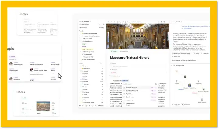 新兴笔记软件 Capacities 和 Notion、FlowUs等有何异同？ - 知乎