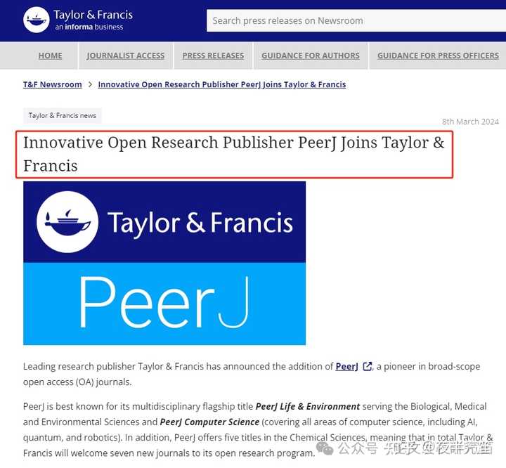 如何评价期刊PeerJ？ - 知乎