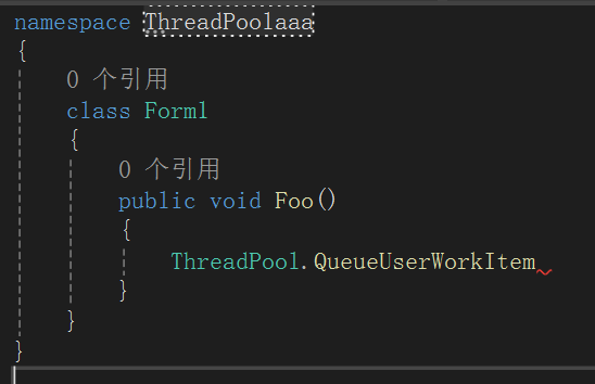C#，报命名空间“ThreadPool”中不存在类型或命名空间名QueueUserWorkitem? - 知乎