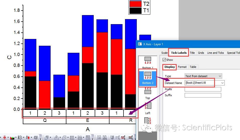 Origin(Pro)：Grouped Stacked Columns【视频】 - 知乎