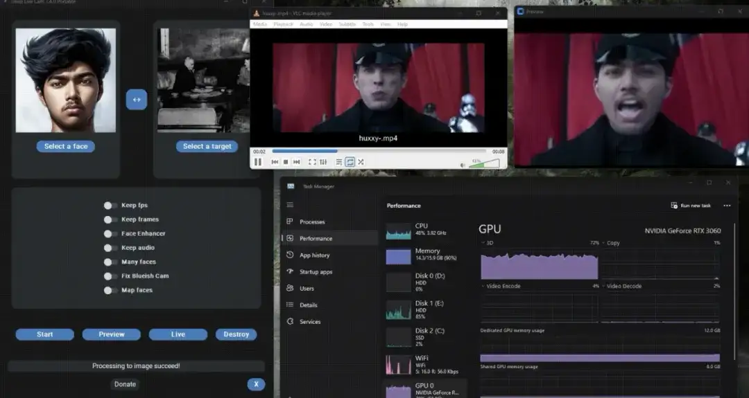 AI工具百宝箱｜使用Deep Live Cam，上传一张照片就可以实现实时视频换脸..._ITPUB博客
