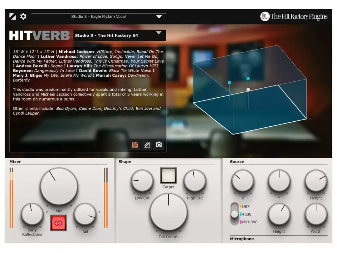 传奇录音室 The Hit Factory 发布 Hitverb 高精度卷积混响 - 效果器 / 插件 音频应用