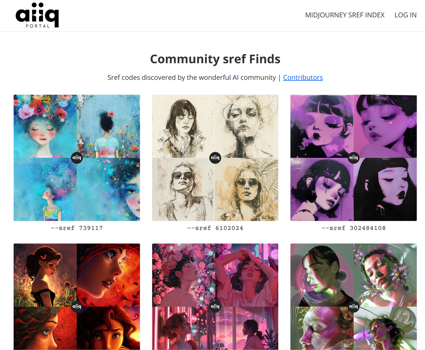 硬控MJ (Midjourney)全网最全sref码网站合集&博主推荐 - 喜好儿网
