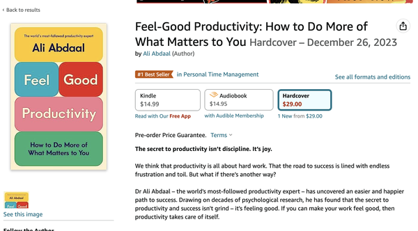 姜小白 的想法: Feel-Good | Productivity｜不愧是Ali Ab… - 知乎