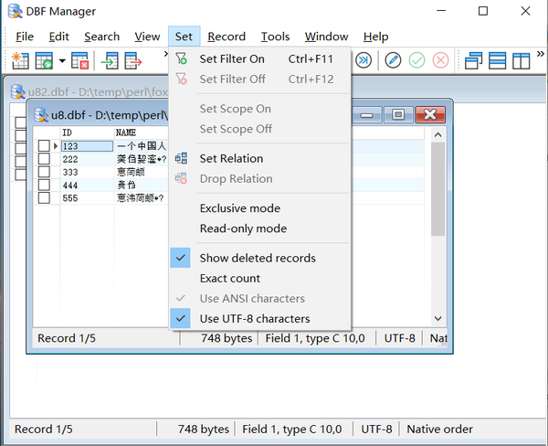 西东 的想法: dbf文件，其实也可存utf8数据，只是不能… - 知乎