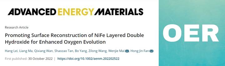 S掺杂NiFe-LDH催化OER的性能（S促进表面重构，100 mA/cm2电流下259 mV过电位） - 知乎