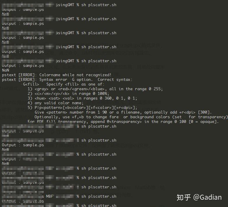 Generic Mapping Tools (GMT) 实际使用心得和随笔（1）：散点图 - 知乎