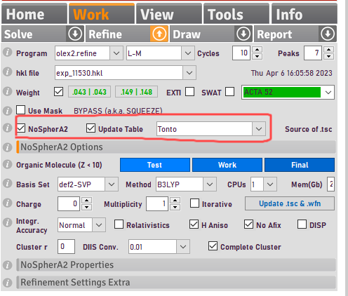 Olex2中NoSpherA2模块的介绍和使用 - 知乎