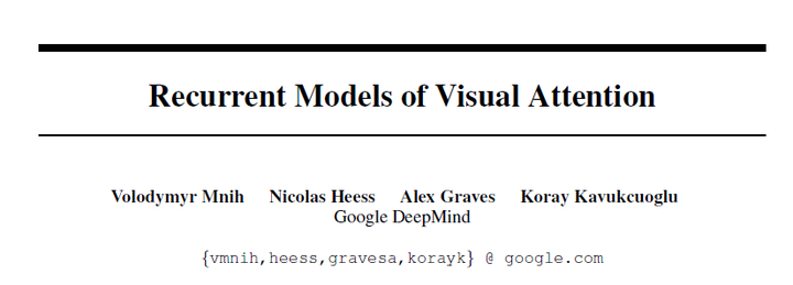 【神经网络】Attention：Recurrent Models of Visual Attention阅读笔记 - 知乎