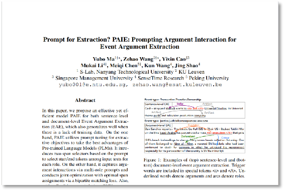 Prompt for Extraction? PAIE: Prompting Argument Interaction for Event Argument Extraction|论文记录 ...